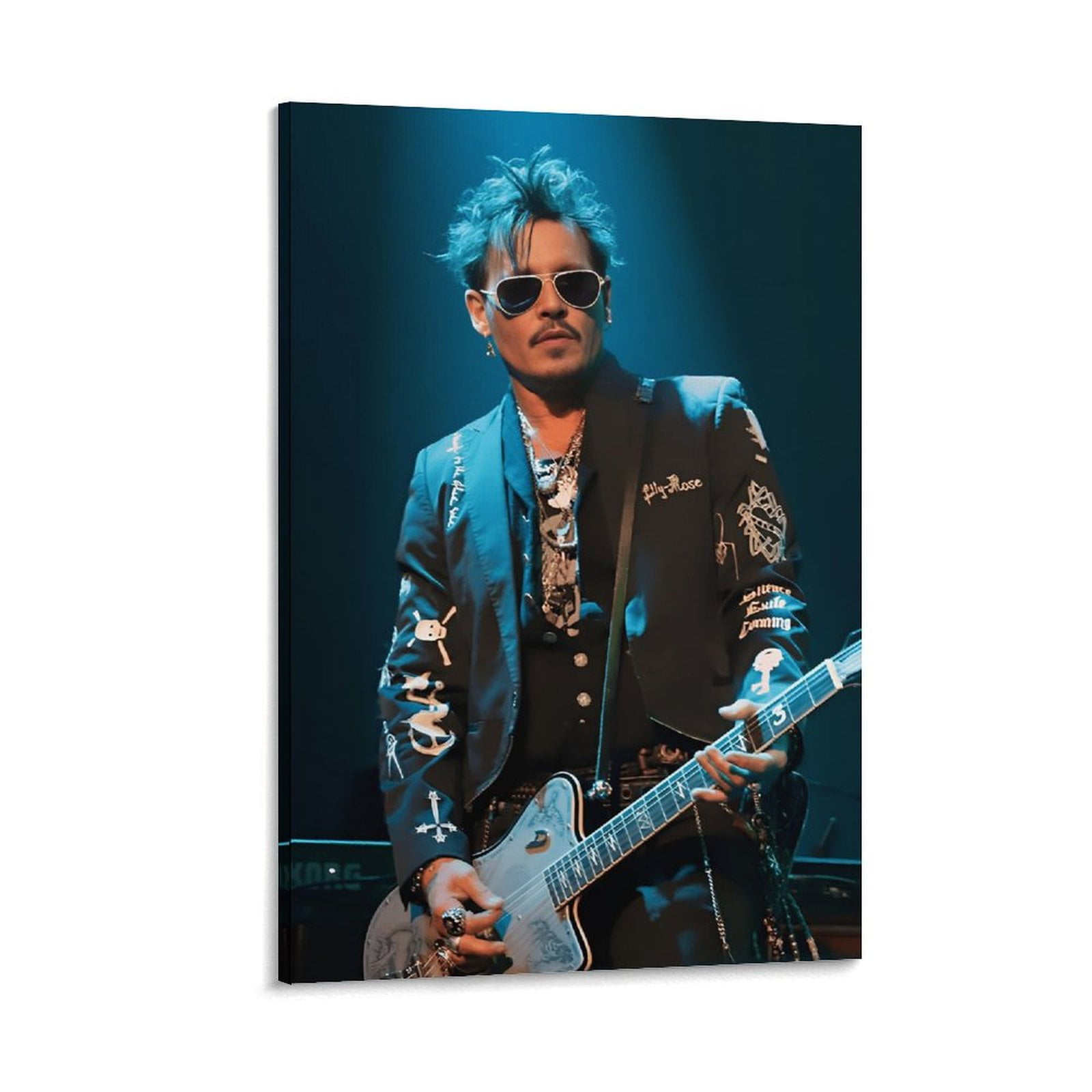 Johnny Depp An Outstanding Musician Film Producer Art Poster Poster ...