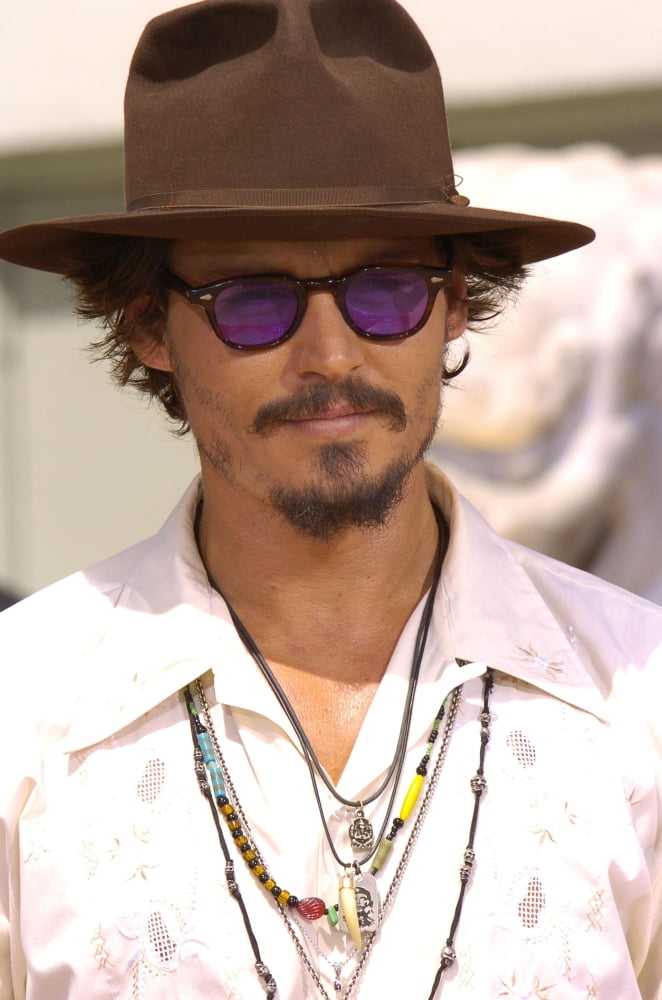 Johnny Depp At The Press Conference For Handprint & Footprint Ceremony ...