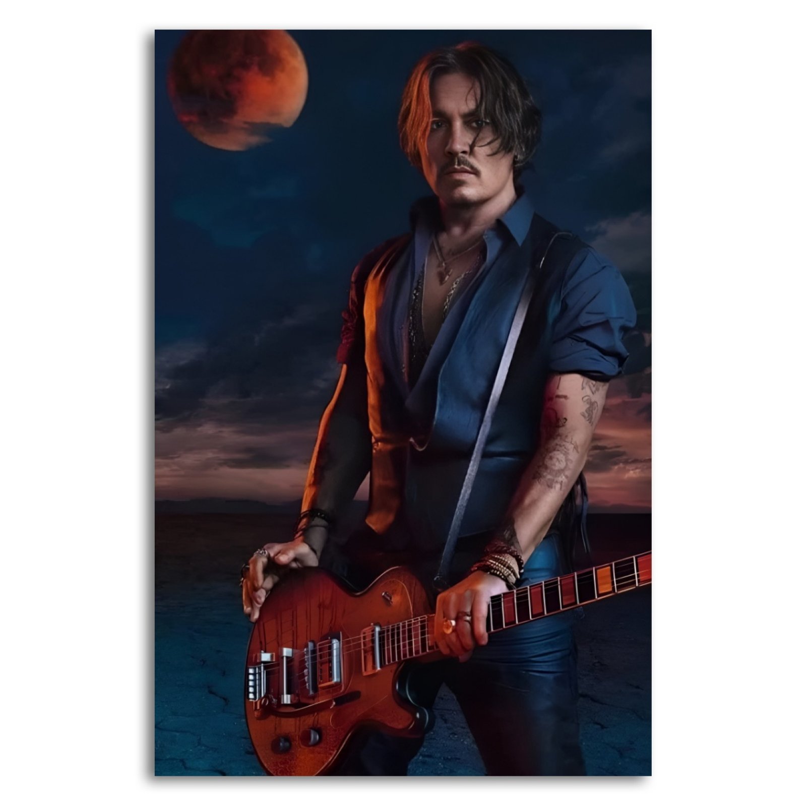 Johnny Depp Frameless Poster Wall Art Print Posters Gift 12x18 Inch ...