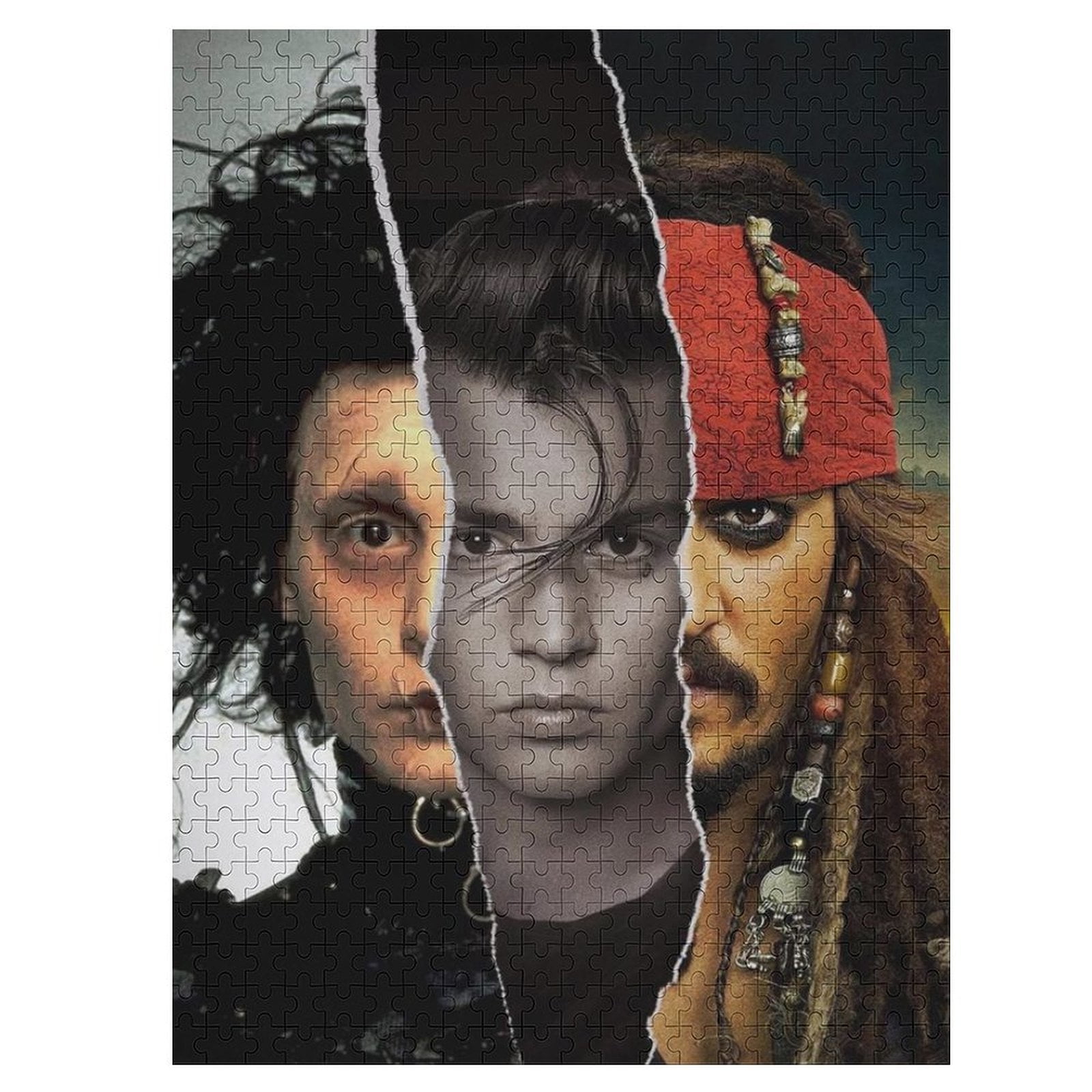 Johnny Depp Jigsaw Puzzle, Wood Puzzles Adult, 500 PCS Jigsaw Puzzle ...