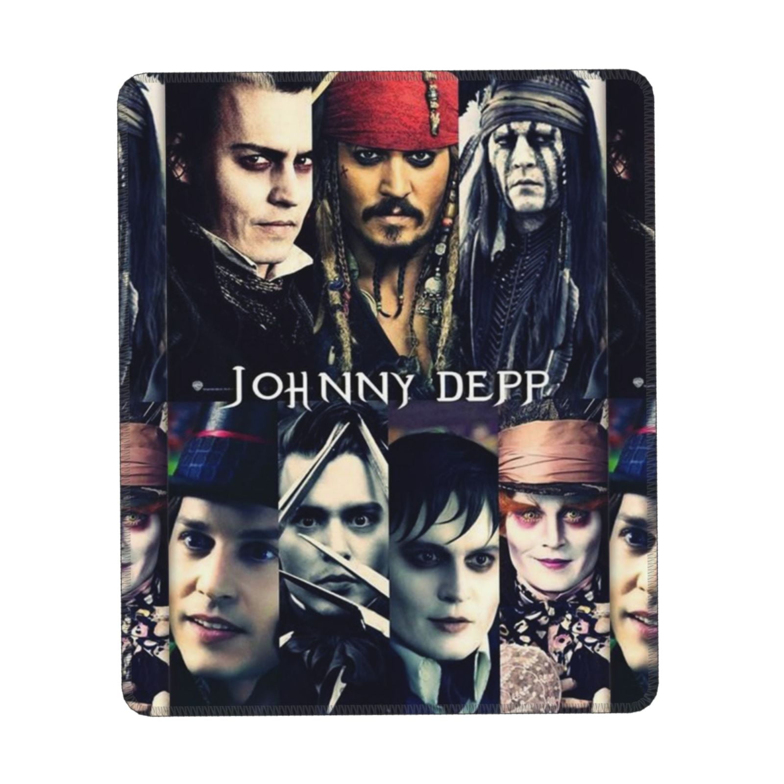 Johnny Depp Mouse Pad 10 X 12 Inch Non-Slip Keyboard Mat Rubber Base ...