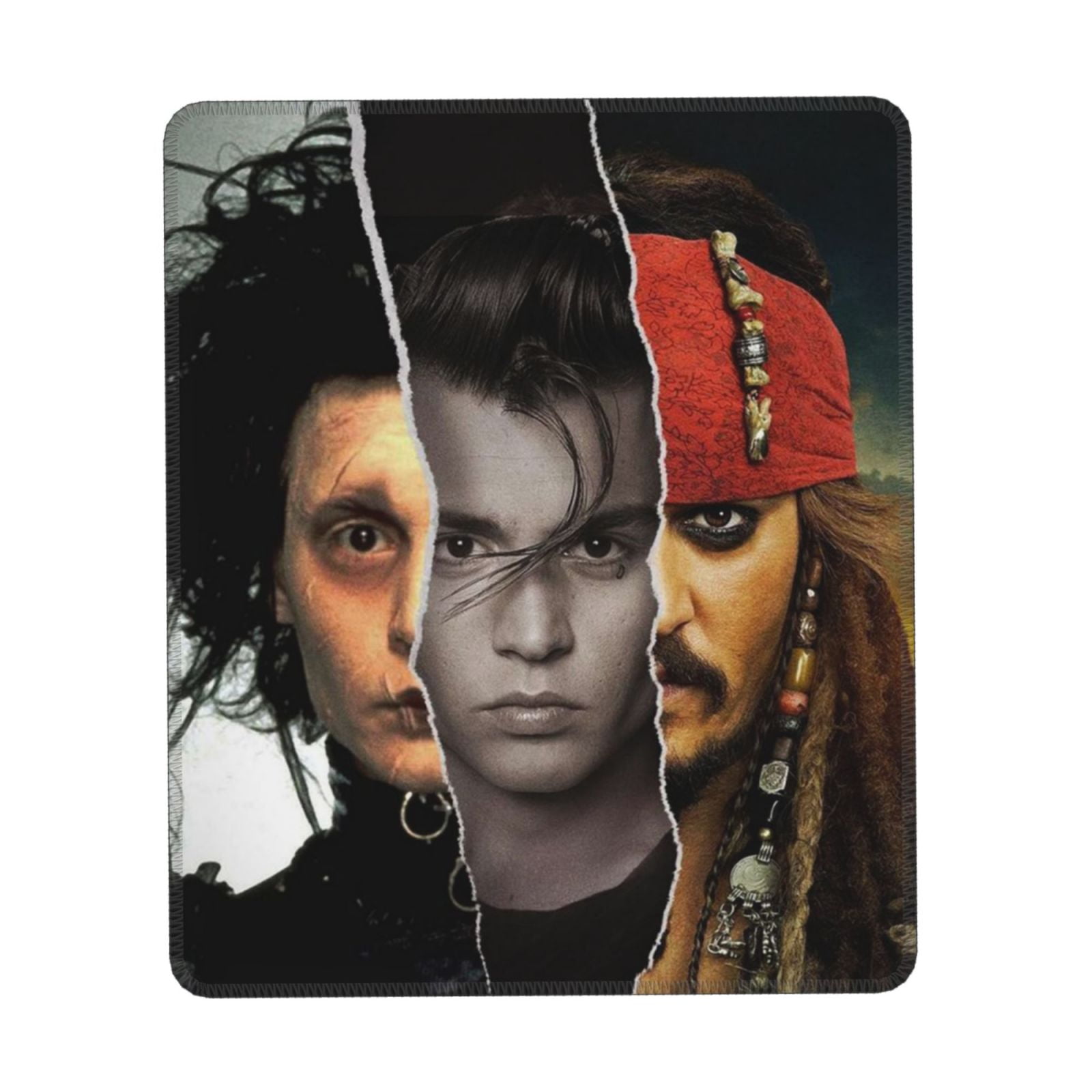 Johnny Depp Mouse Pad 7 X 8.6 In Non-Slip Keyboard Mat Rubber Base ...