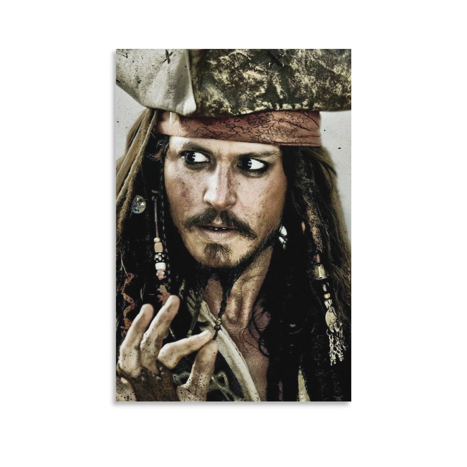 Johnny Depp Poster Classic Movie Poster Jack Sparrow Poster (10) Wall ...