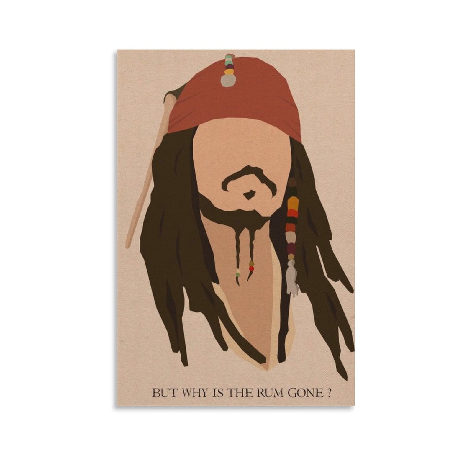 Johnny Depp Poster Classic Movie Poster Jack Sparrow Poster (5) Print ...
