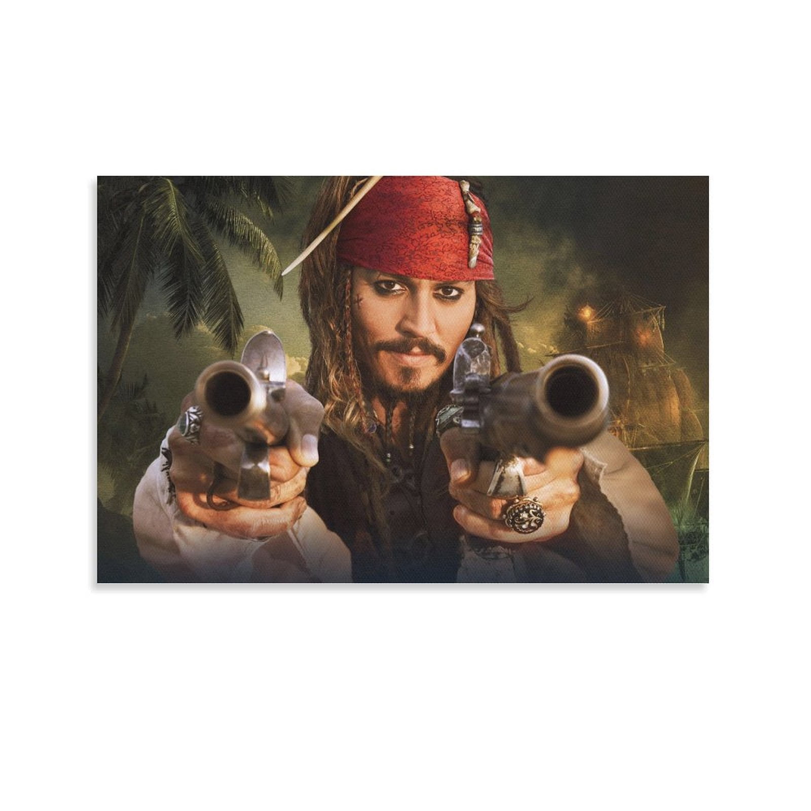 Johnny Depp Poster Classic Movie Poster Jack Sparrow Poster (6) Wall ...