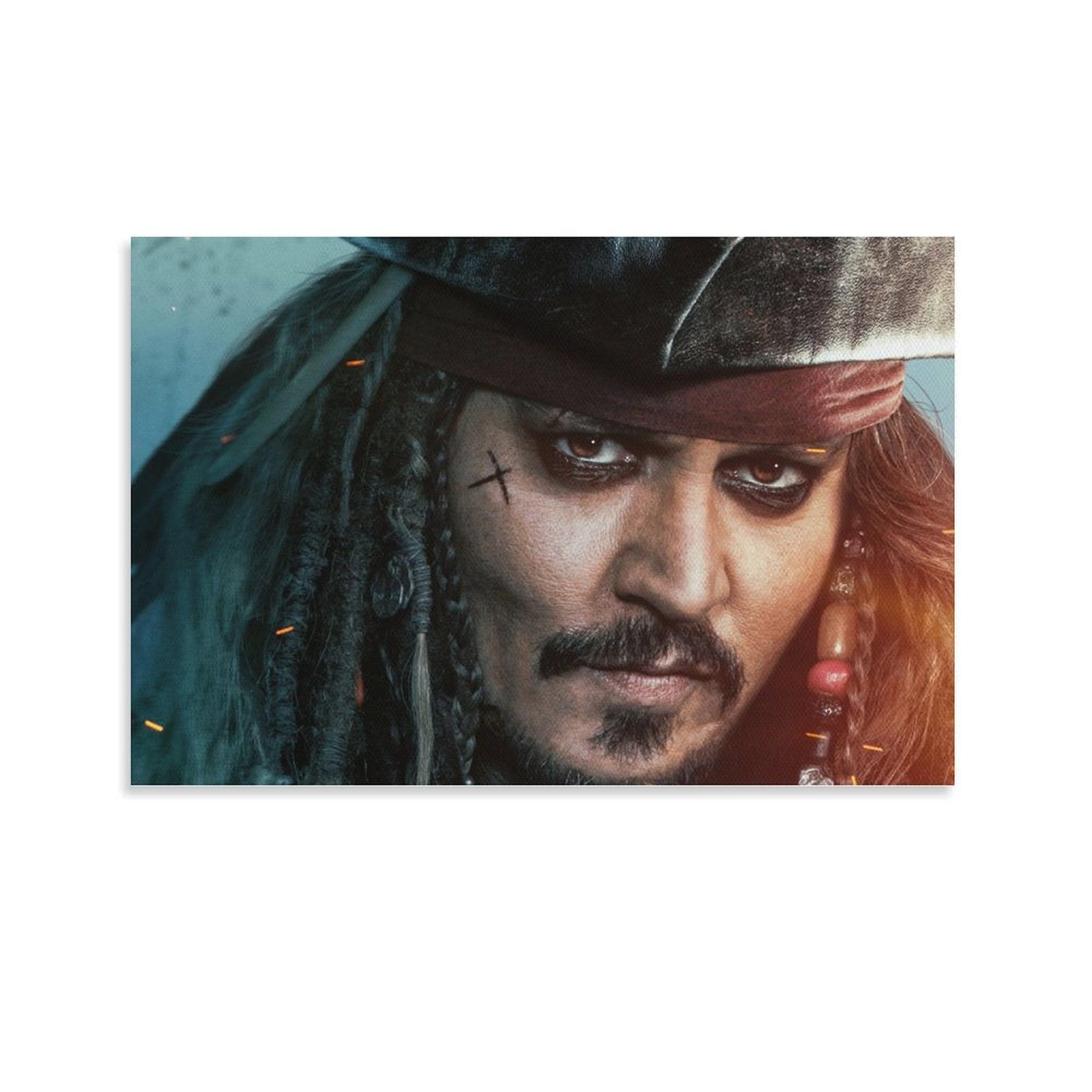 Johnny Depp Poster Classic Movie Poster Jack Sparrow Poster (8 ...