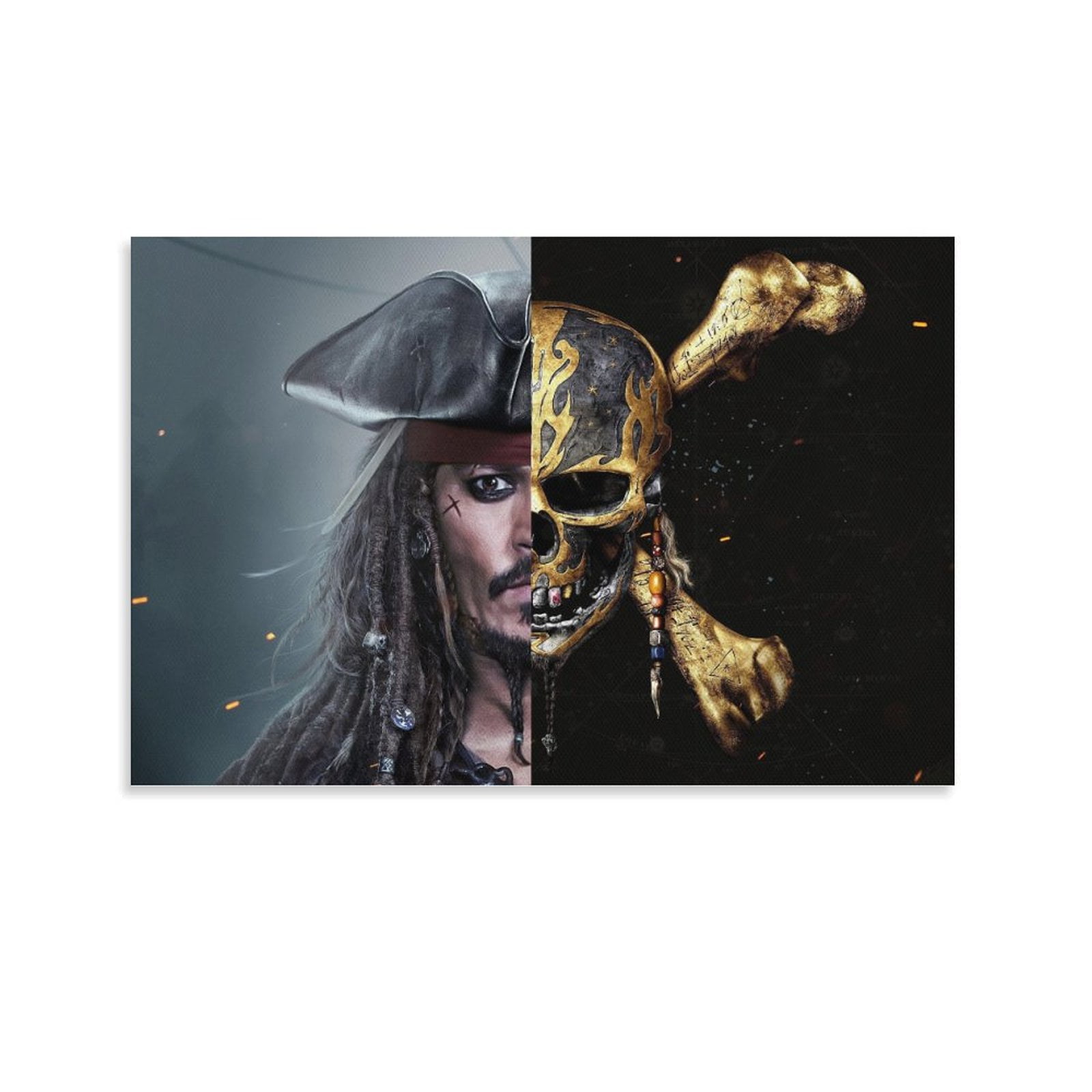 Johnny Depp Poster Classic Movie Poster Jack Sparrow Poster (9) Posters ...