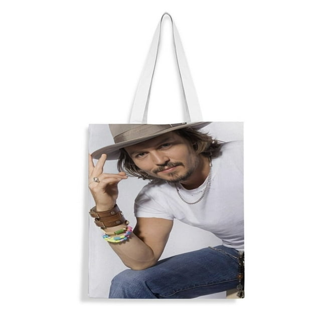 Johnny Depp Tote Bag Fans Inspired Gift Lover Shoulder Bag Shopping ...