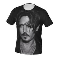 [BLACK] JOHNNY DEPP Vintage Shirt | Johnny Depp Homage Fan Tees ...