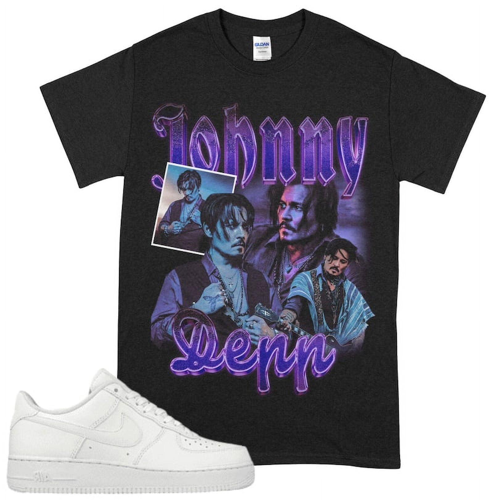 Johnny Depp Vintage Shirt, Johnny Depp Homage Tshirt, Johnny Depp Tees ...