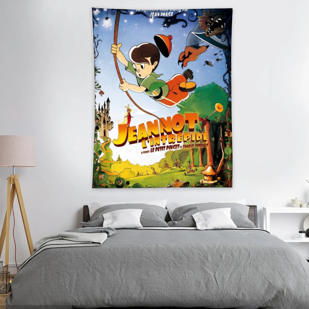 Johnny the Giant Killer Tapestry Gift Wall Hanging Backdrop for Room ...