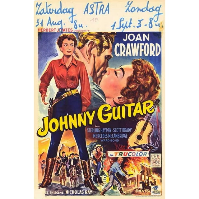 Johnny Guitar Movie POSTER 11" x 17" Style BA - Walmart.com