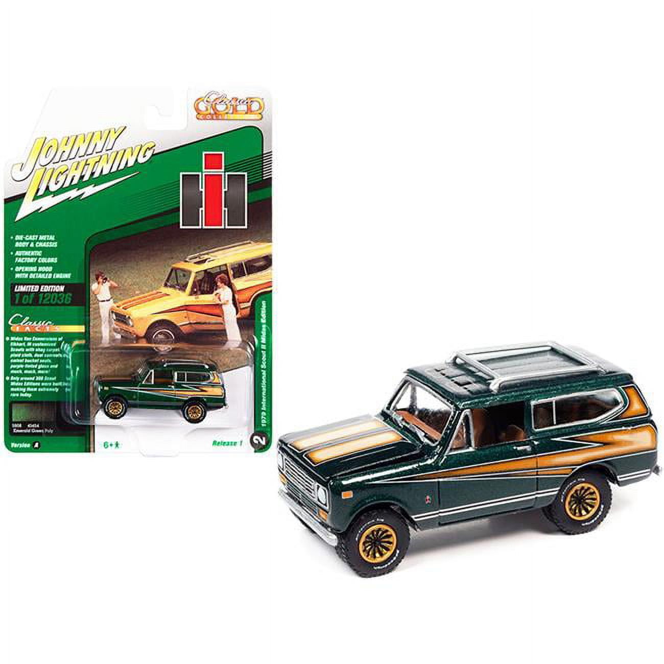 1979 International Scout II Midas Emerald Green 1/64 JOHNNY lIGHTNING ...