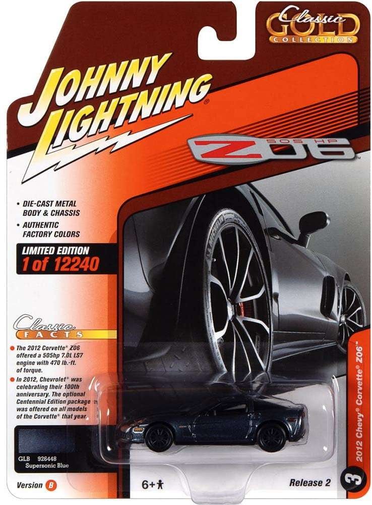 Johnny Lightning Classic Gold Collection 2012 Chevy Corvette Z06 ...