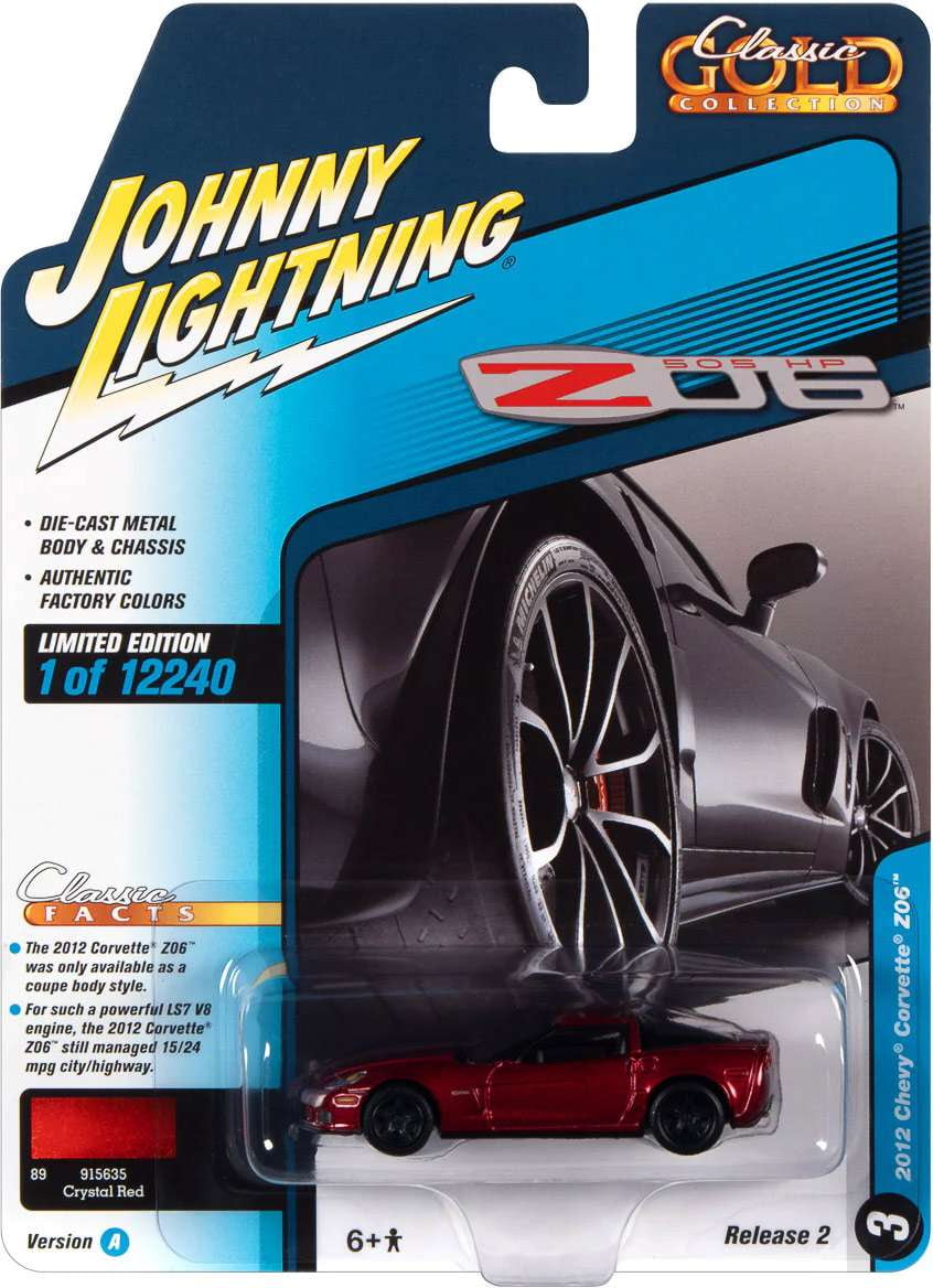 Johnny Lightning 2012 Chevrolet Corvette Z06 - Walmart.com
