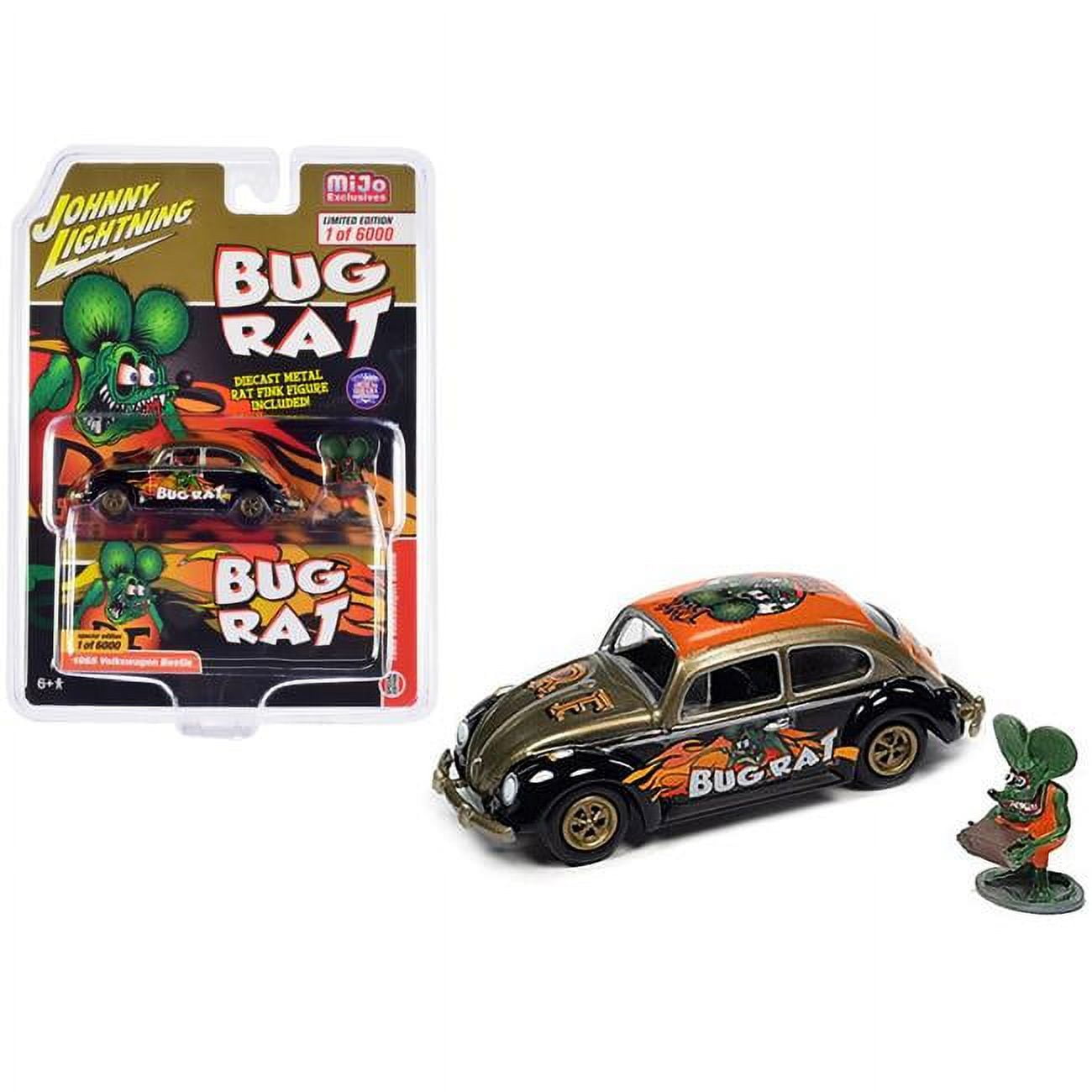 1965 Volkswagen Beetle "Bug Rat" with Rat Fink (American Diorama ...