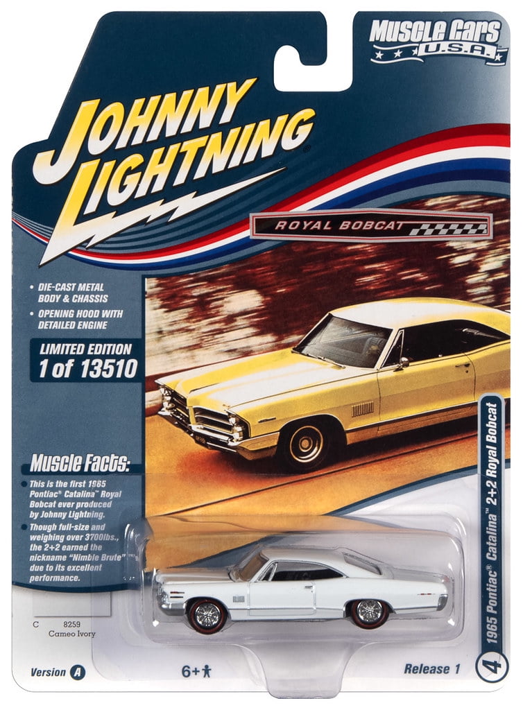 Johnny Lightning JLMC029 Muscle Car VER A 1965 Pontiac Catalina 2+2 ...