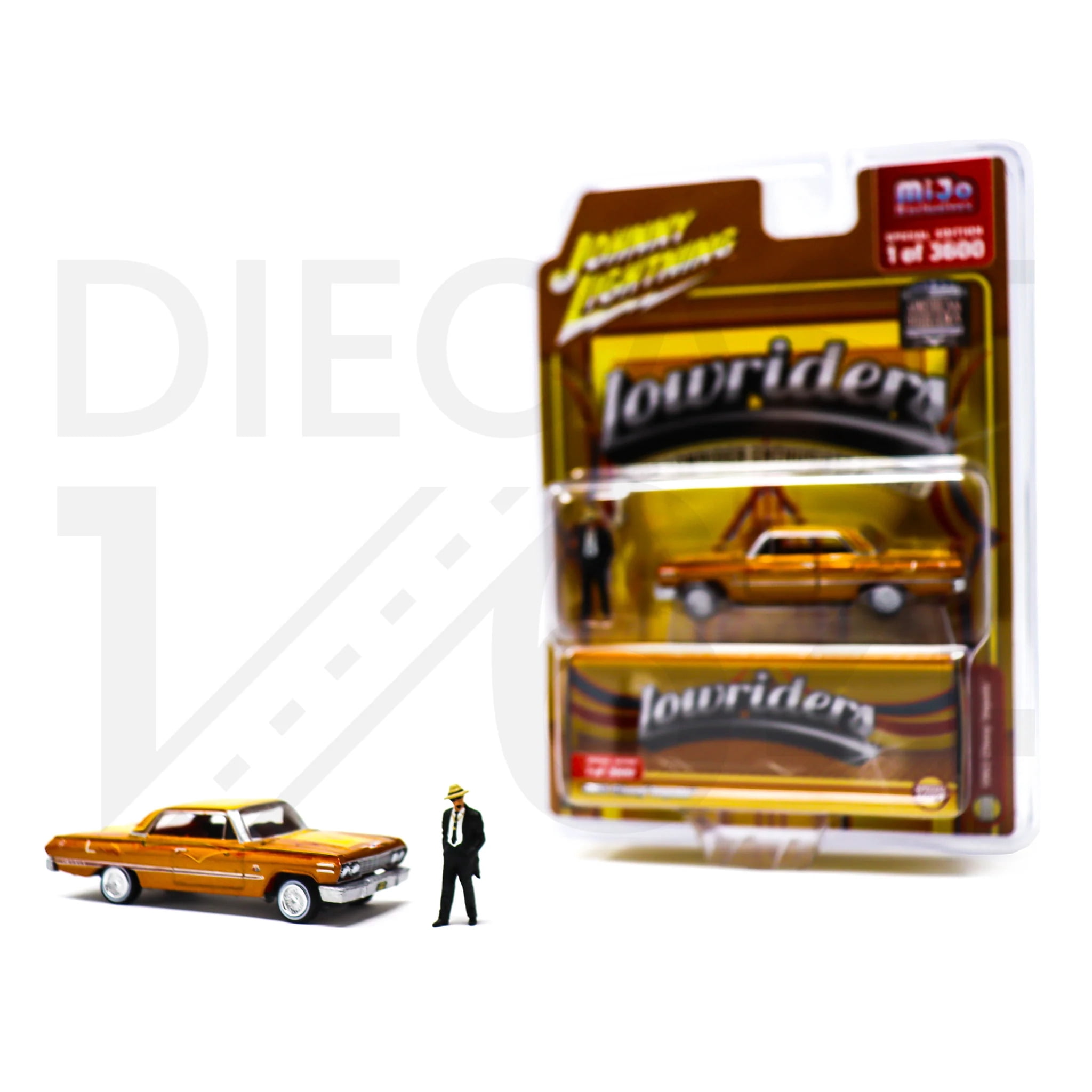 Johnny Lightning Lowriders 1963 Chevrolet Impala with American Diorama ...