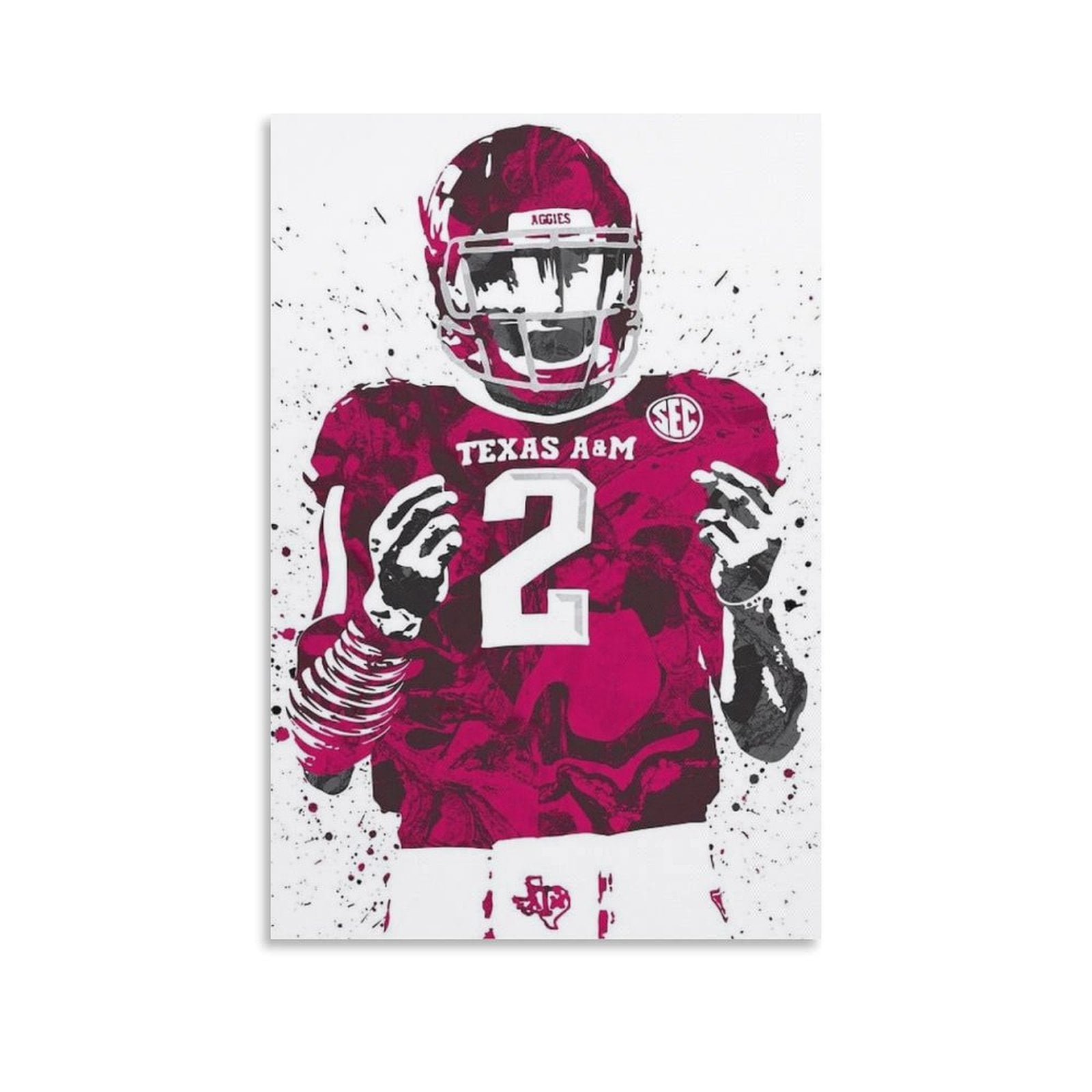 Johnny Manziel Poster Canvas Poster Artworks Picture Print Poster Wall ...