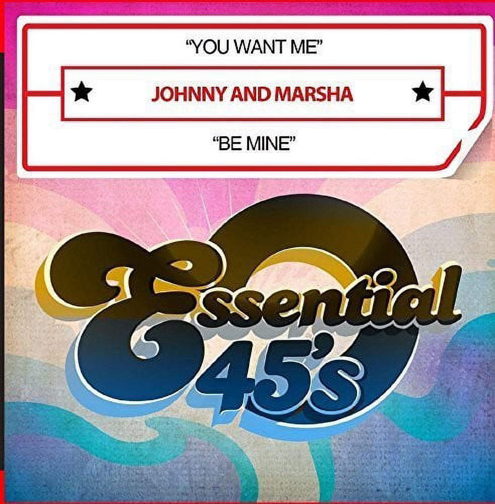Johnny & Marsha - You Want Me / Be Mine - Music & Performance - CD ...