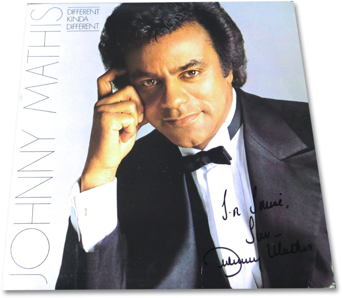 Johnny Mathis Signed Autograph Album Cover Different Kinda Different ...
