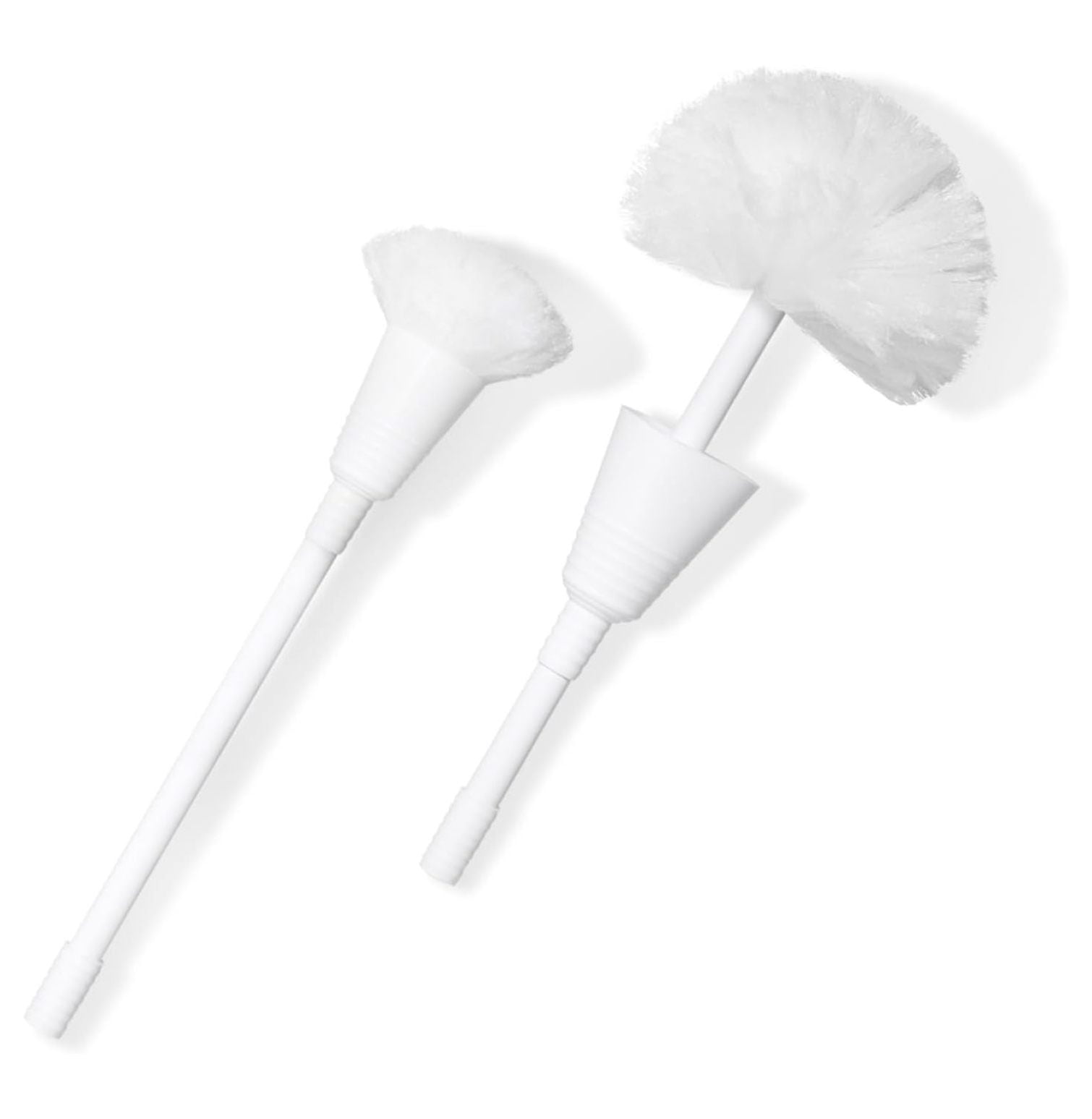 Johnny Mop | Set of 2 Toilet Brushes | 14" Handle to Easily Clean ...