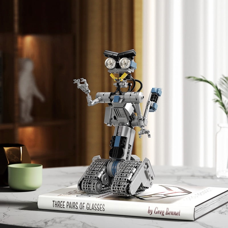 Johnny No.5 Robots Number Five Figures Robot 387PCS Brick MOC Set ...