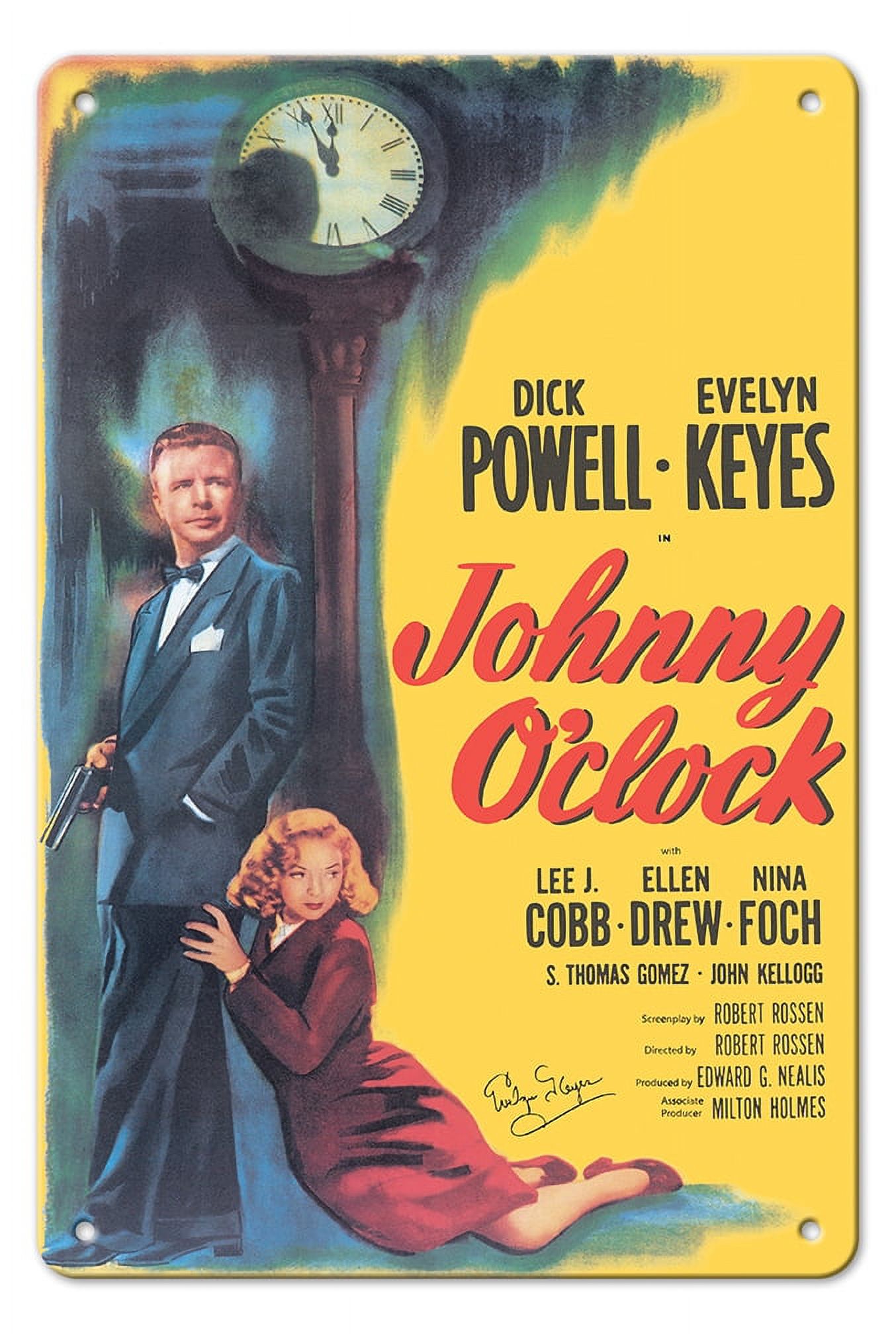 Johnny O’Clock - Starring Dick Powell and Evelyn Keyes - Vintage Film ...