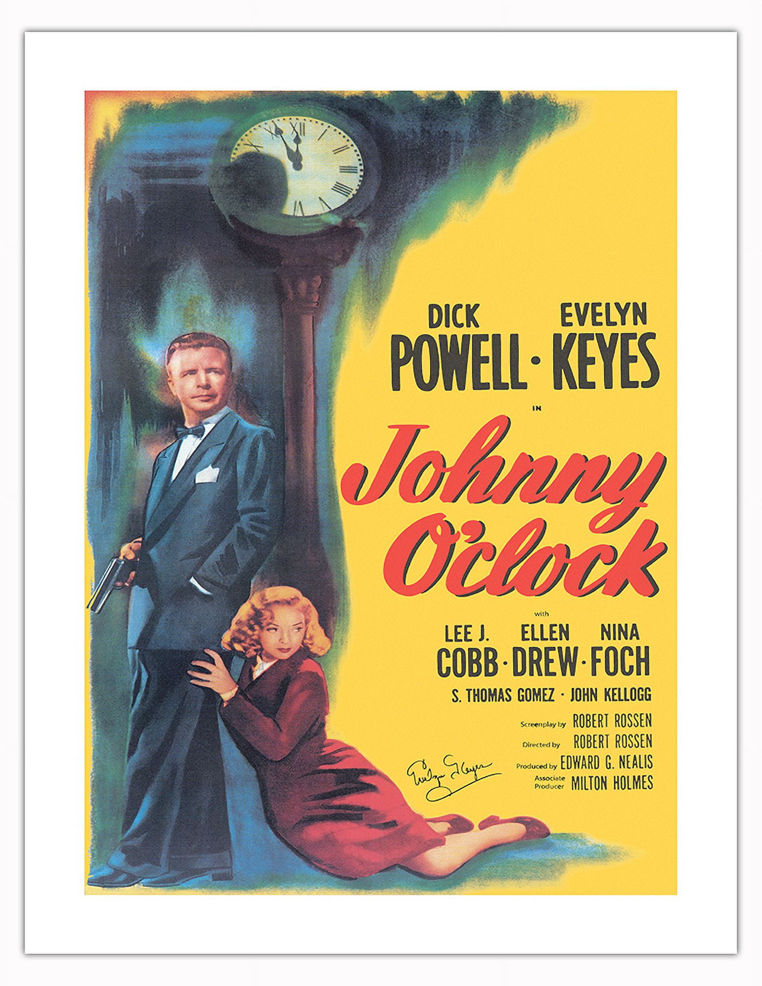 Johnny O’Clock - Starring Dick Powell and Evelyn Keyes - Vintage Film ...
