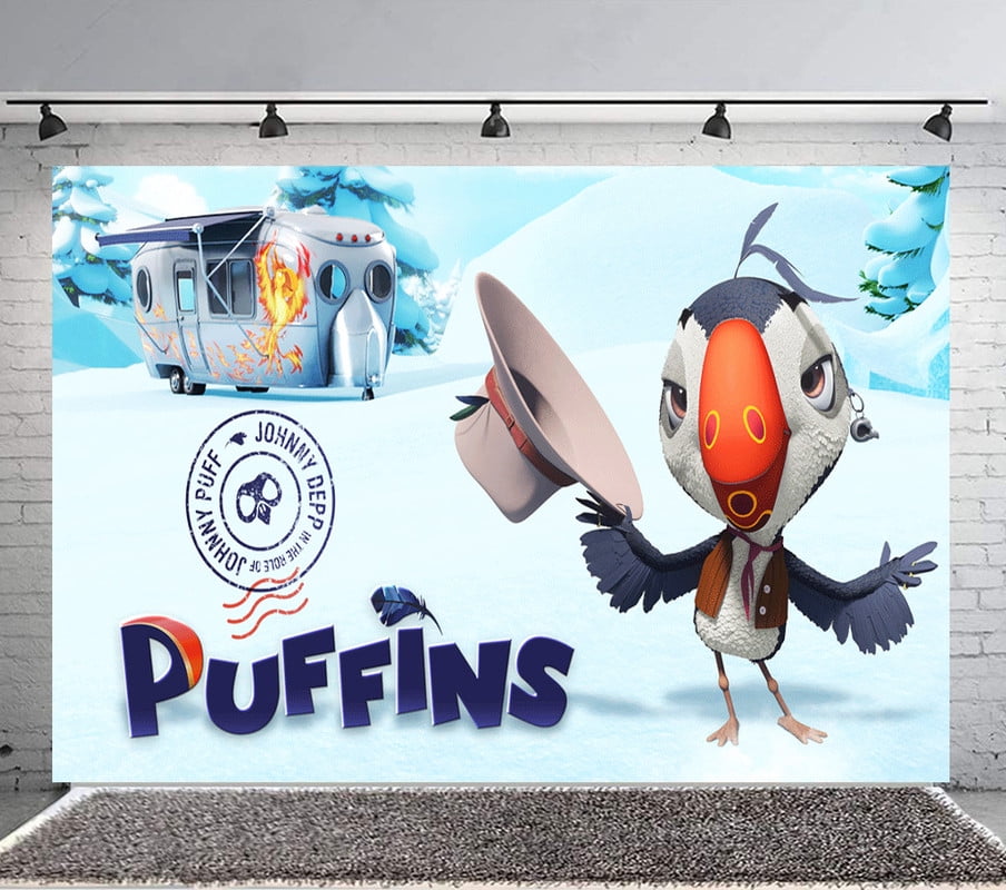 Johnny Puff Backdrop Banner Party Supplies Poster Movie Theme ...