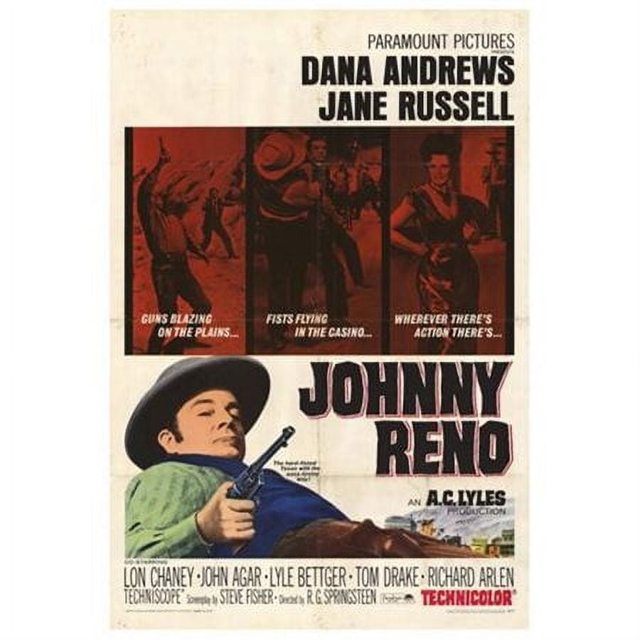 Johnny Reno - movie POSTER (Style A) (11" x 17") (1966) - Walmart.com