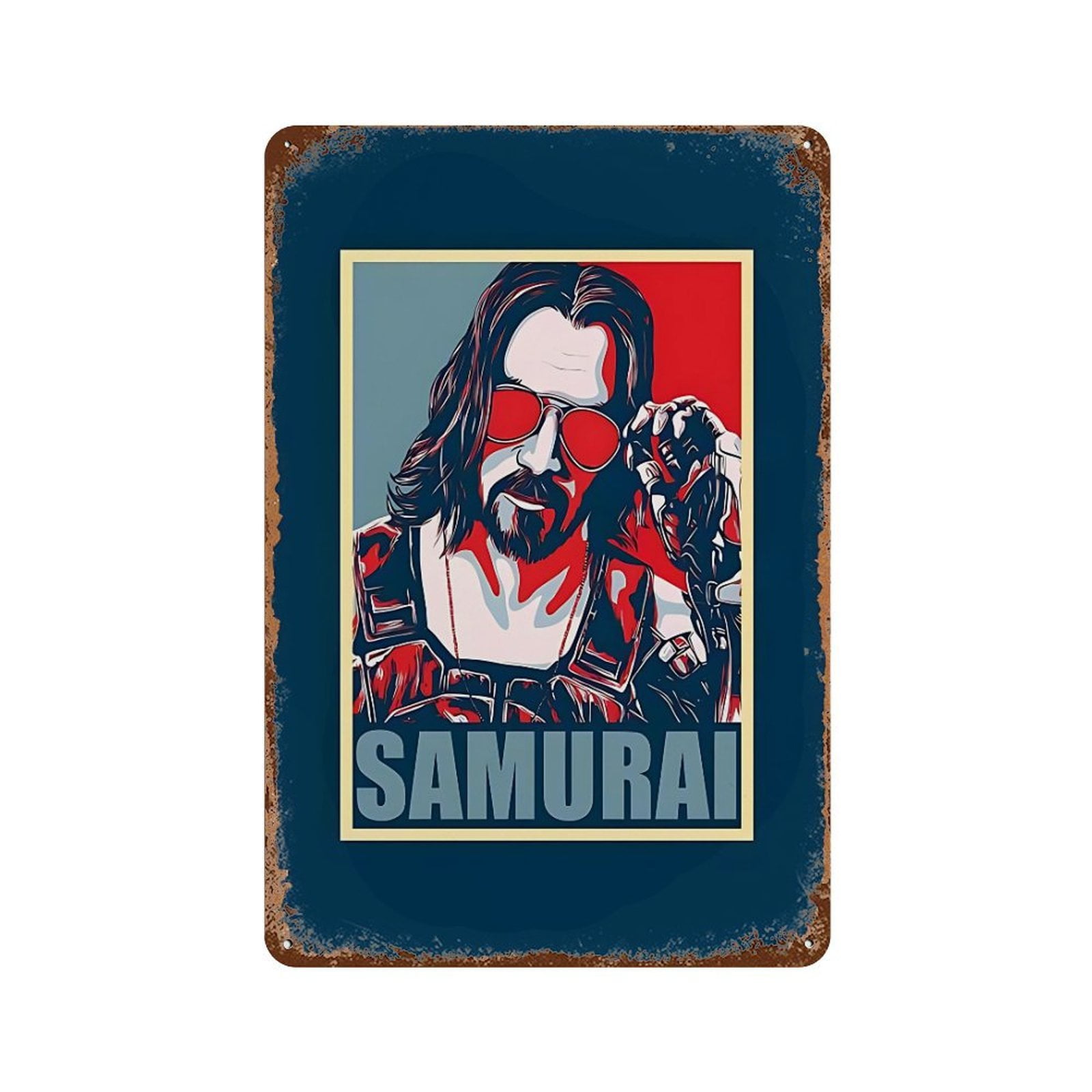 Johnny Silverhand Poster Tin Metal Decorative Wall Paintings - Vintage ...