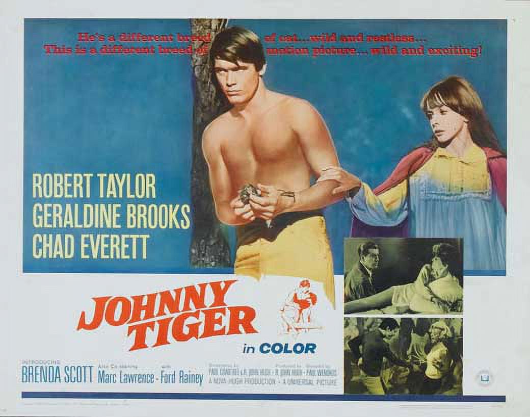Johnny Tiger POSTER (22x28) (1966) (Half Sheet Style A) - Walmart.com