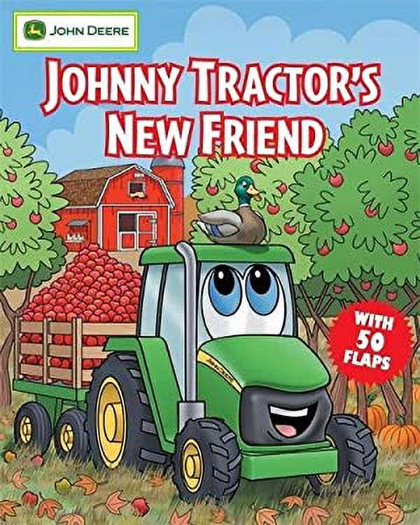 Pre-Owned Johnny Tractor's New Friend (John Deere) (Board book ...