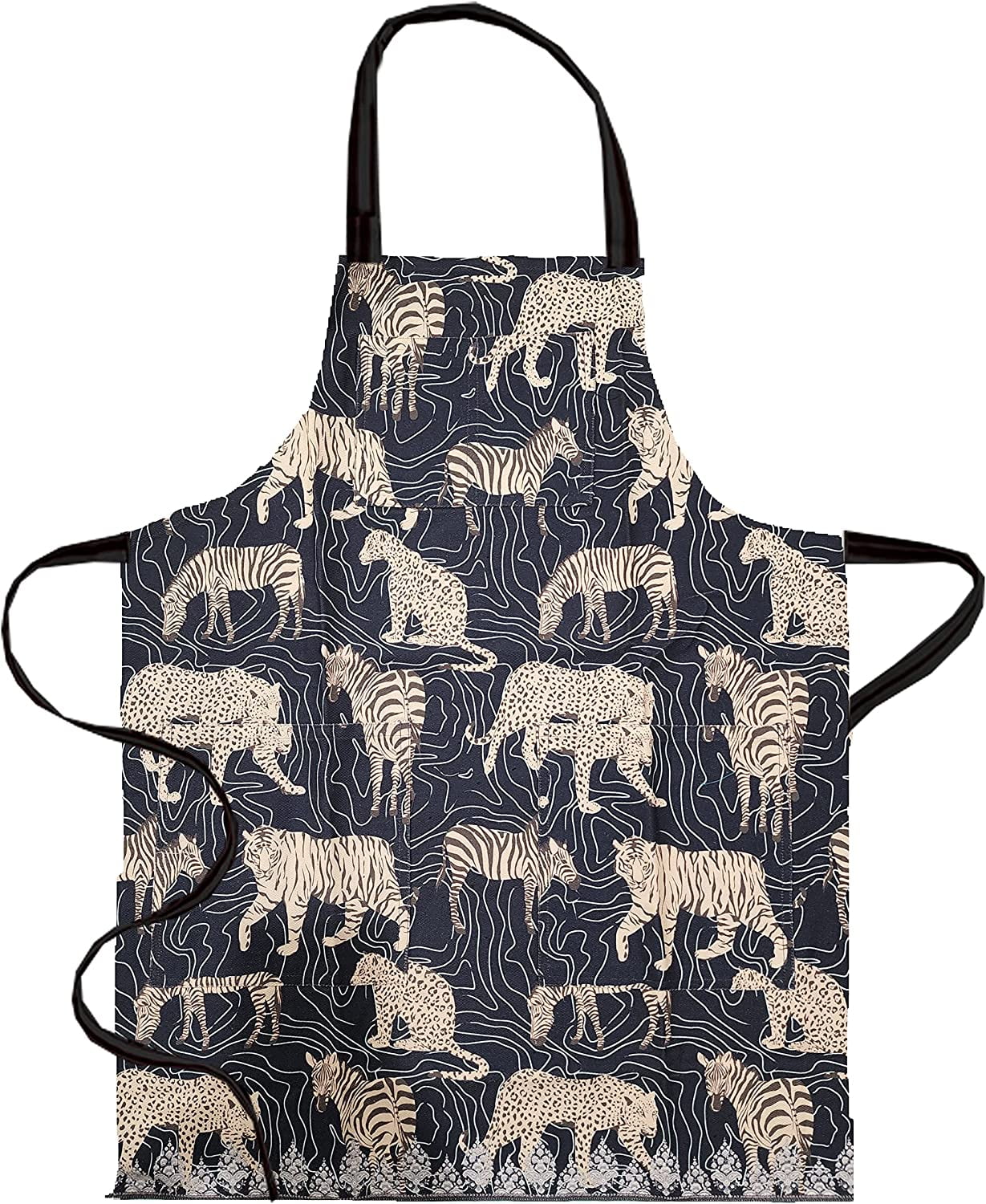 Johnny Was Tiger Jungle Apron Multi OS - Walmart.com
