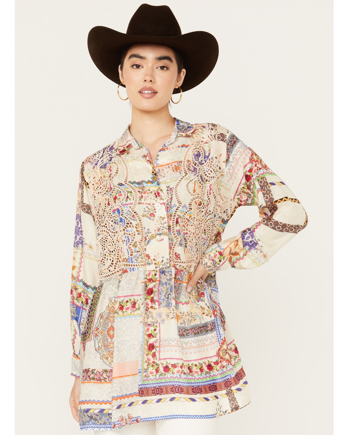 Johnny Was Women's Stano Monroe Tunic Multi Medium US - Walmart.com