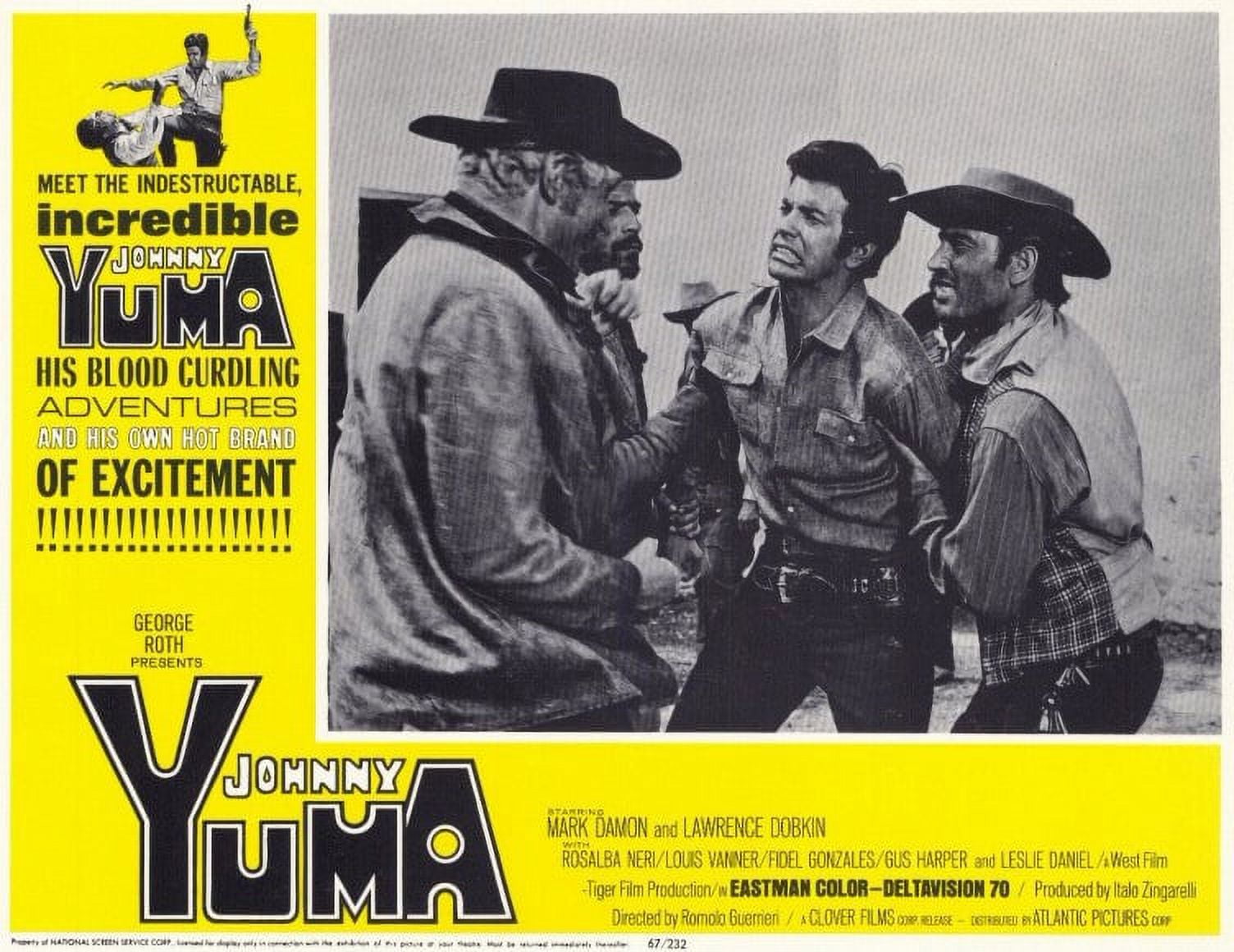 Johnny Yuma - movie POSTER (Style E) (11" x 14") (1967) - Walmart.com