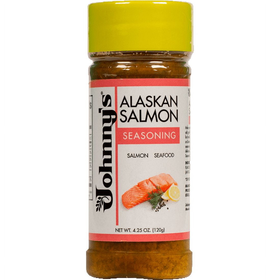 Johnny's Alaskan Salmon Seasoning, 4.25 oz, 6 Pack, Sea Salt, Garlic ...