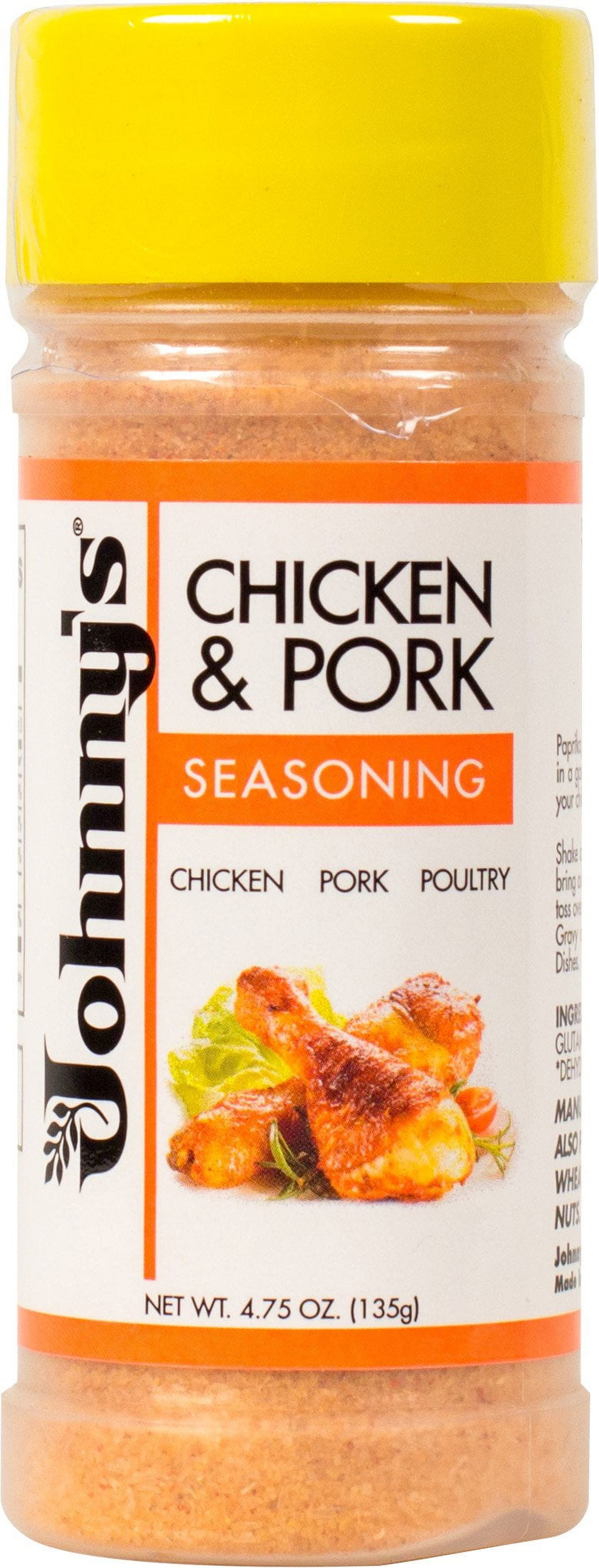 Johnnys Chicken and Pork Seasoning, 4.75 Ounce (Pack of 6) - Walmart.com