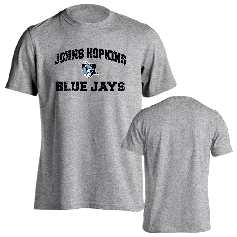 Johns Hopkins University Blue Jays Distressed Retro Short Sleeve T ...