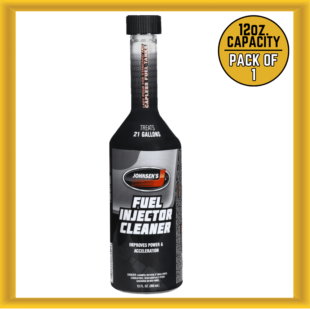 Johnsen's 4684 12 Ounce Fuel Injector Cleaner Improves & Acceleration ...