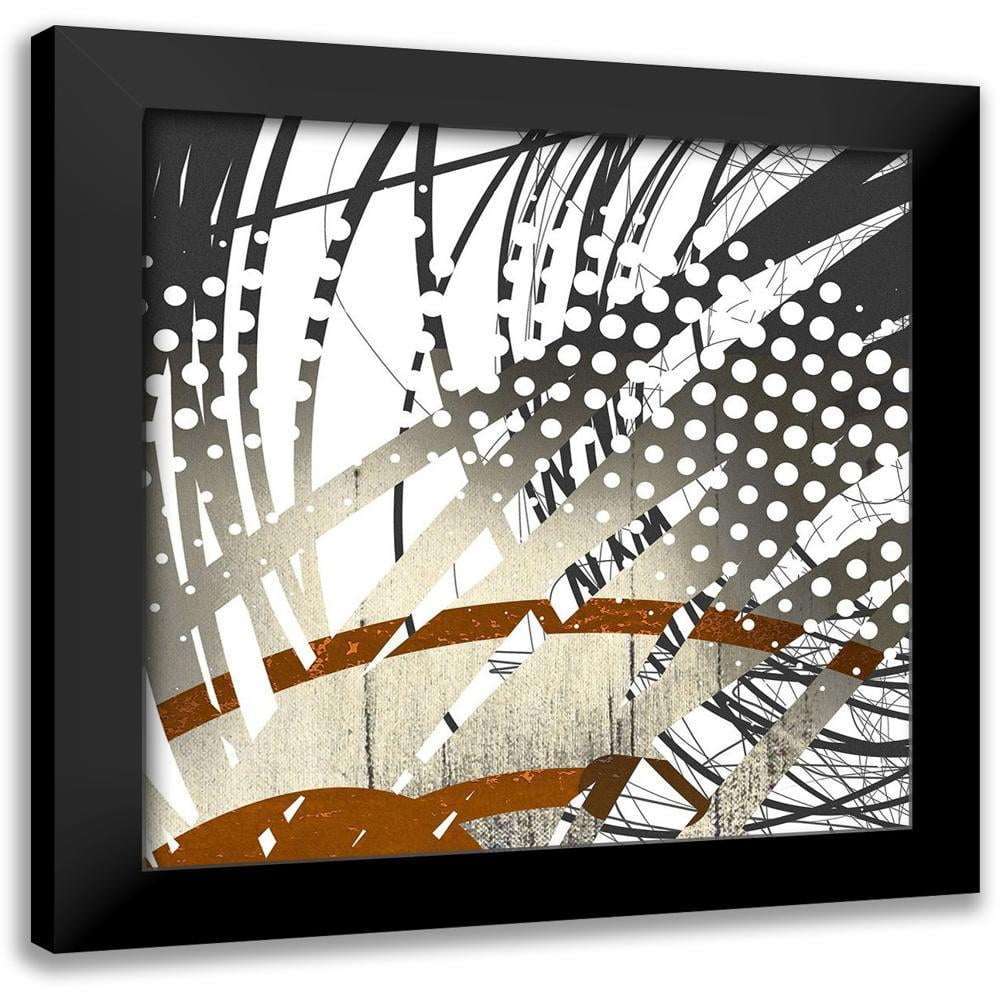 Johnson 15x15 Black Modern Framed Museum Art Print Titled - Cord Copper ...
