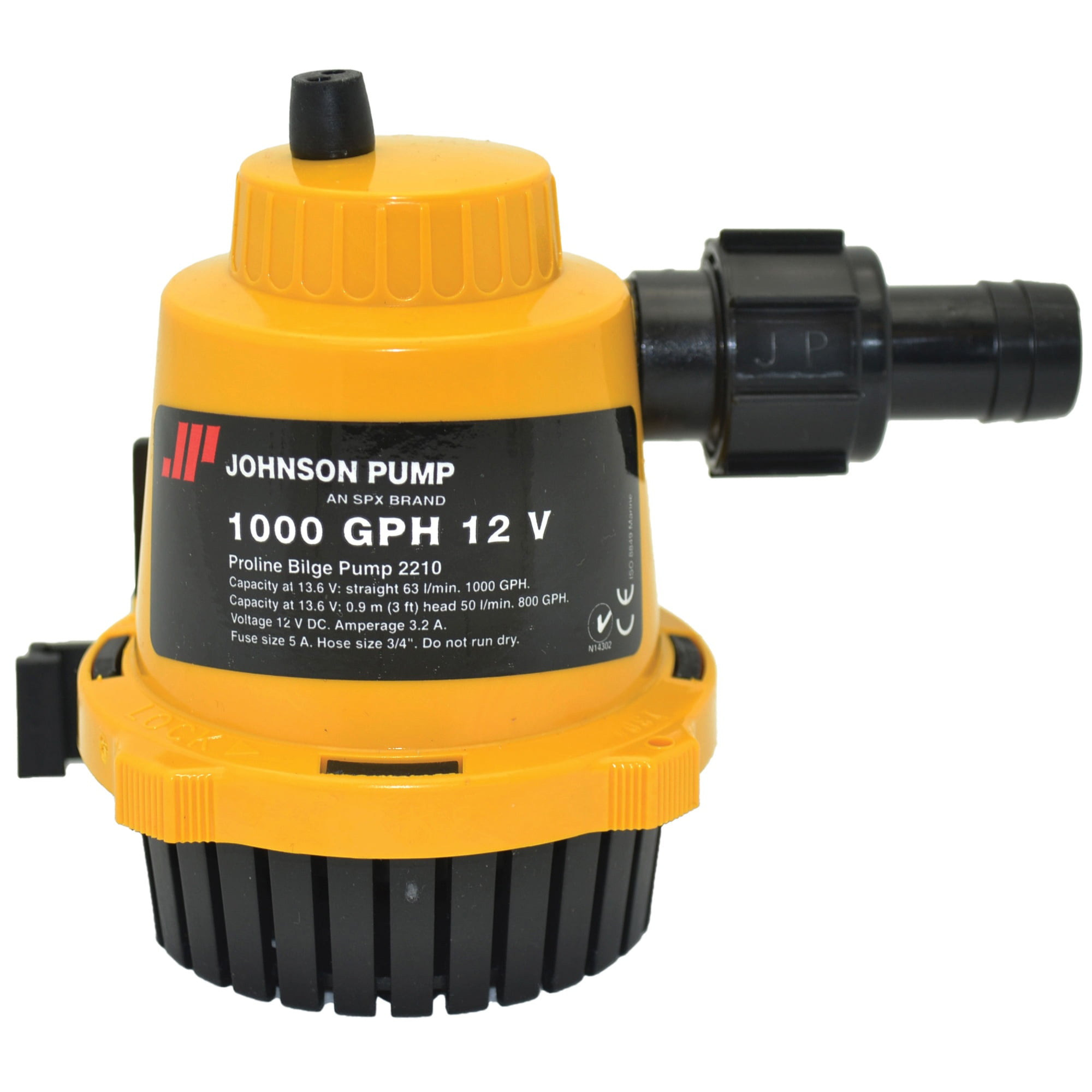 Johnson 22102 1000 GPH Proline Bilge Pump - Walmart.com