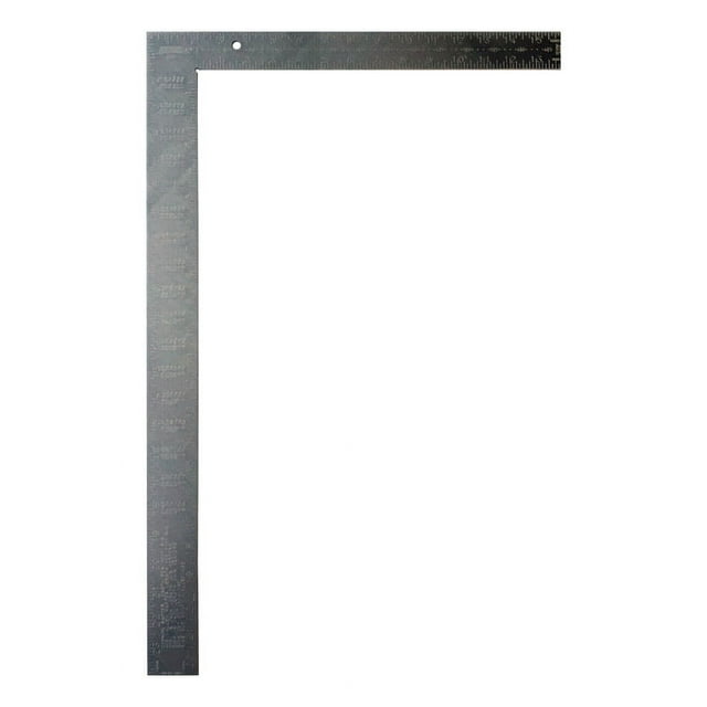 Johnson 24 in. L x 16 in. H Aluminum Framing Square Silver - Walmart.com