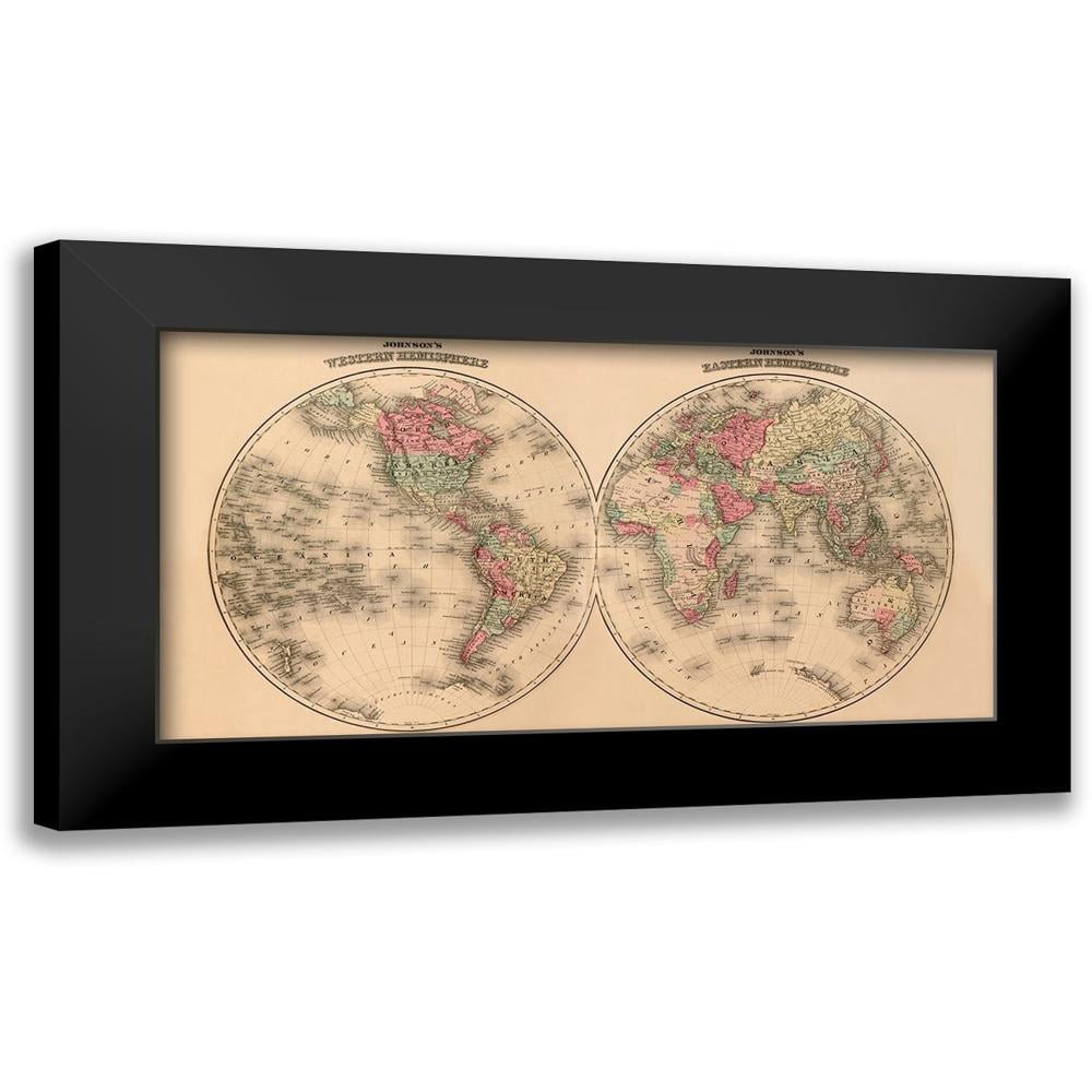 Johnson, A.J. 18x11 Black Modern Framed Museum Art Print Titled ...