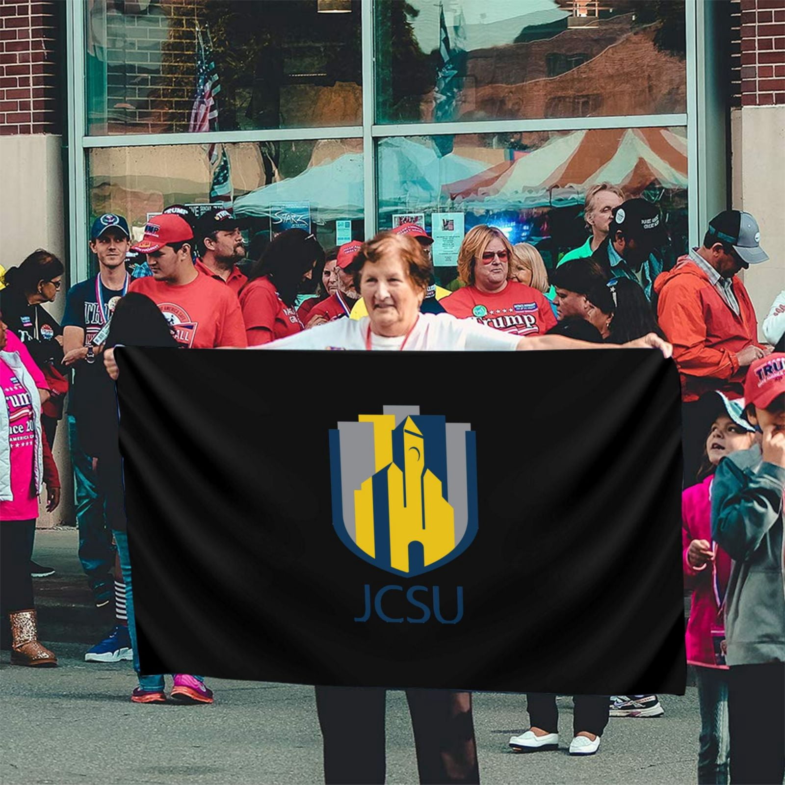 Johnson C Smith University Logo 3 X 5 Foot Outdoor Decorative Flag ...