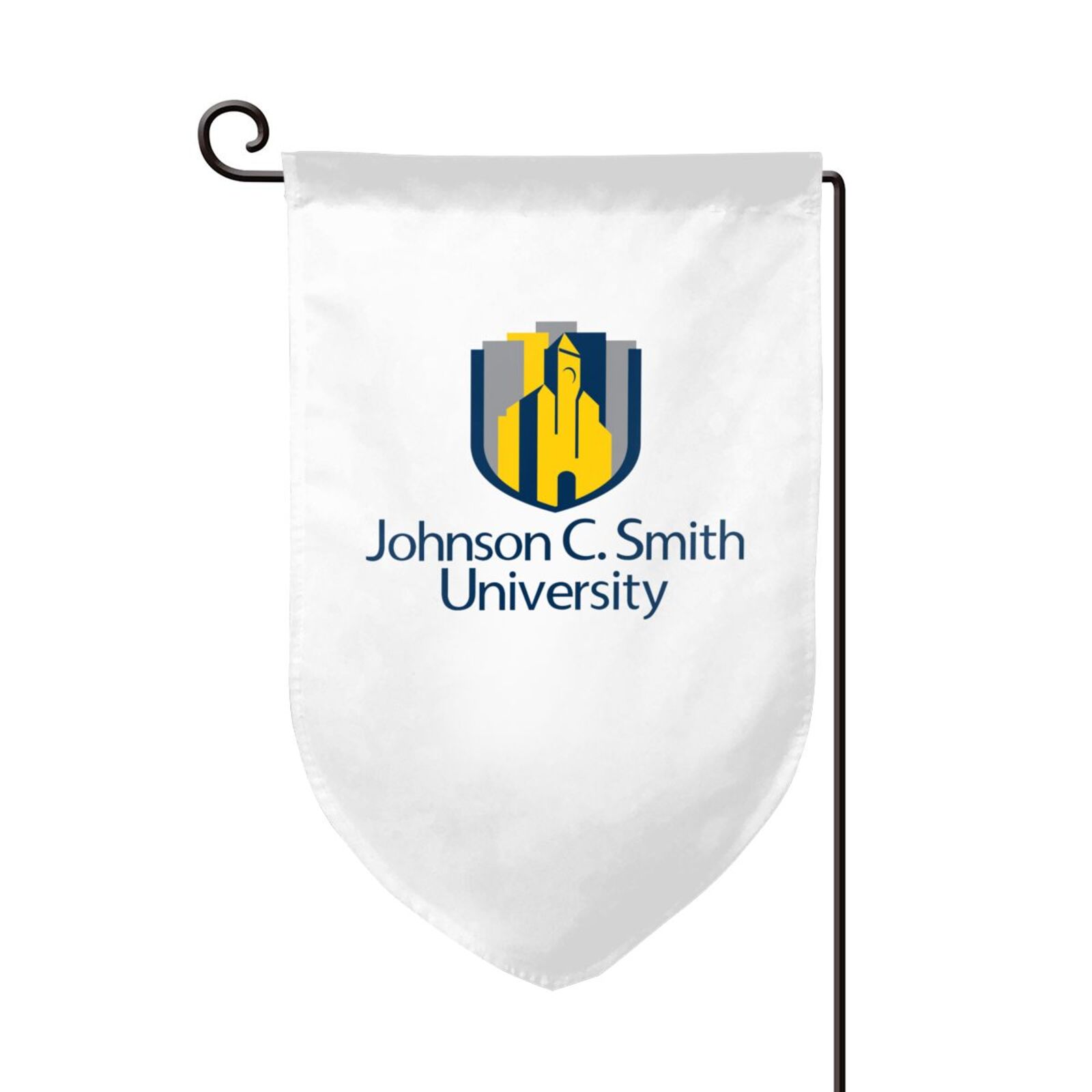 Johnson C Smith University Logo Garden Flag - Double Sided Banners For ...