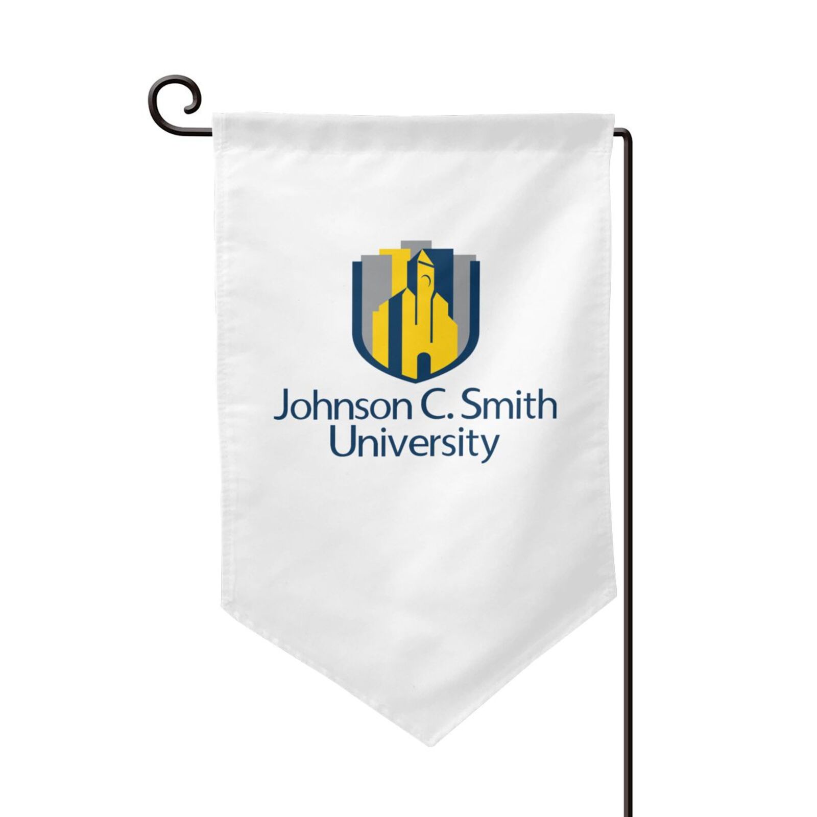 Johnson C Smith University Logo Garden Flag - Double Sided Banners For ...