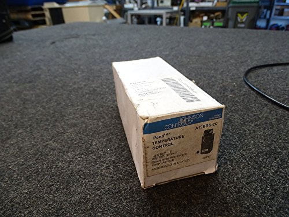 Johnson Controls A19BBC-2C Line Volt Mechanical Thermostat, 120 to 277 ...