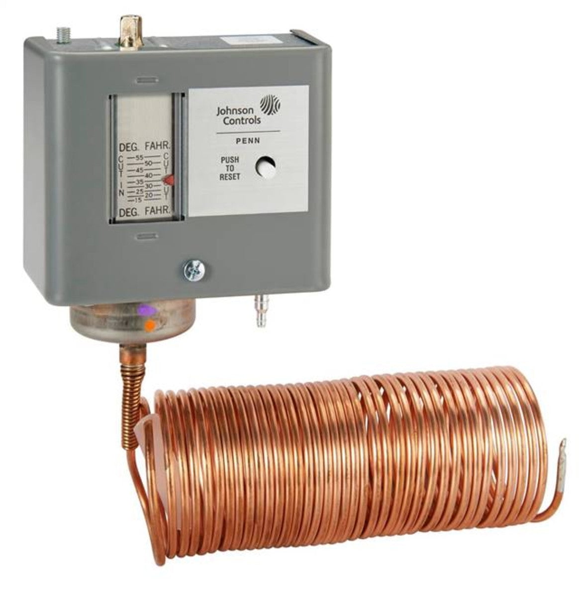 Johnson Controls A70BA-18C SINGLE POLE TEMP CONTROL - Walmart.com